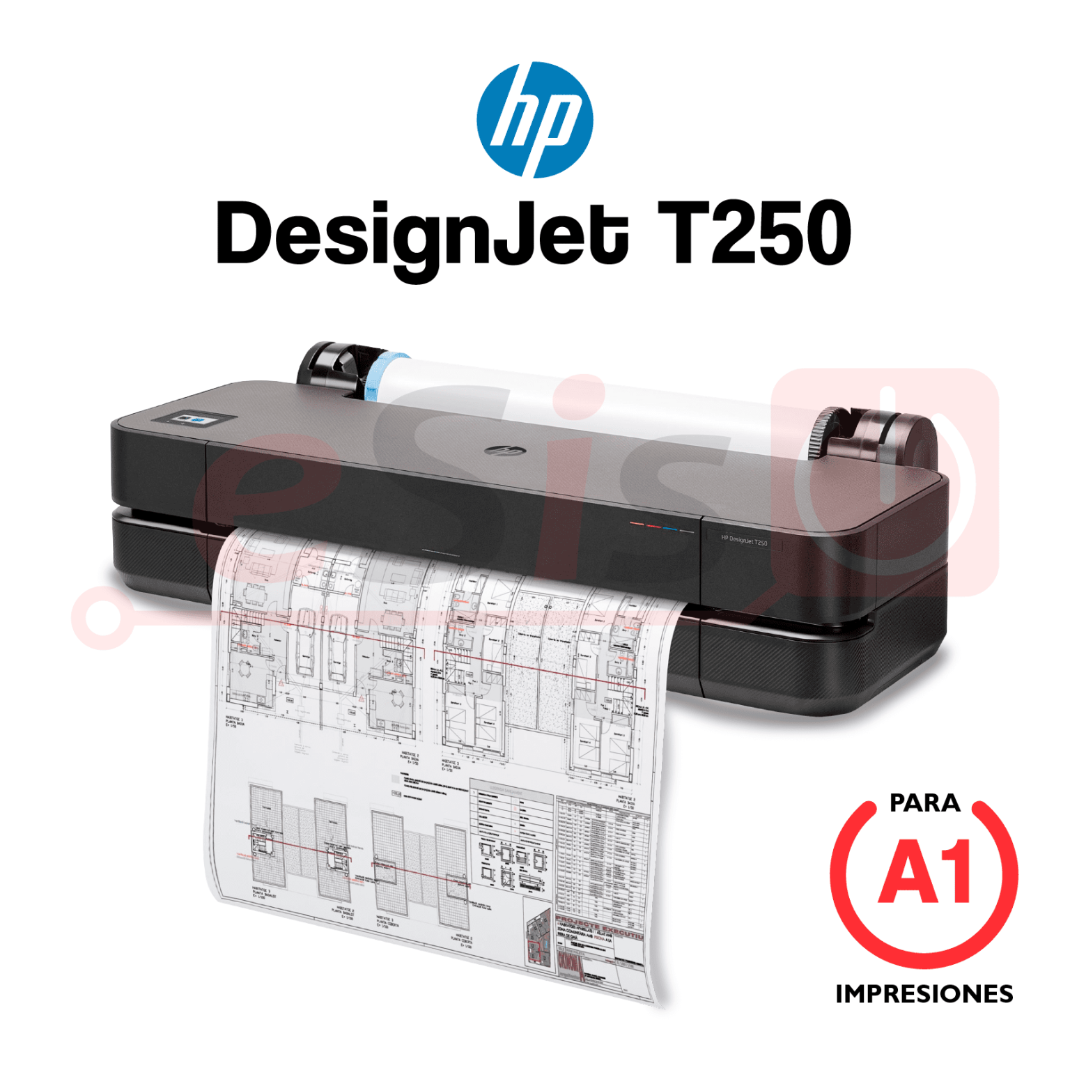 Plotter hp DesignJet T250 (A1) – ESIS
