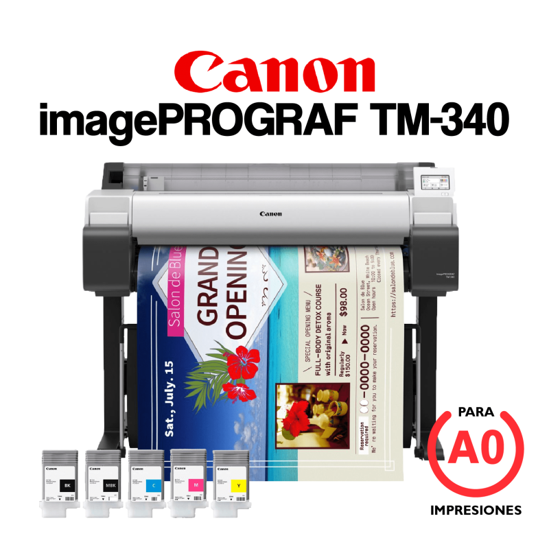 Plotter Canon imagePROGRAF TM-340 (A0) – ESIS