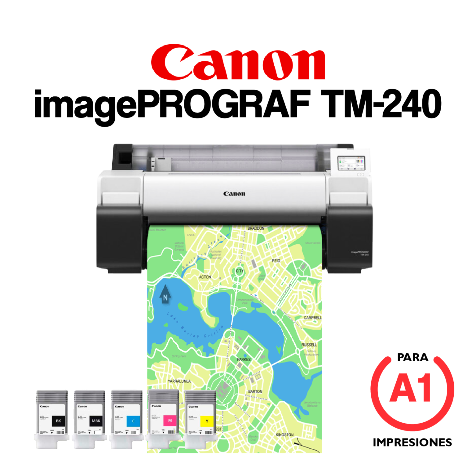 Plotter Canon imagePROGRAF TM-240 (A1) – ESIS